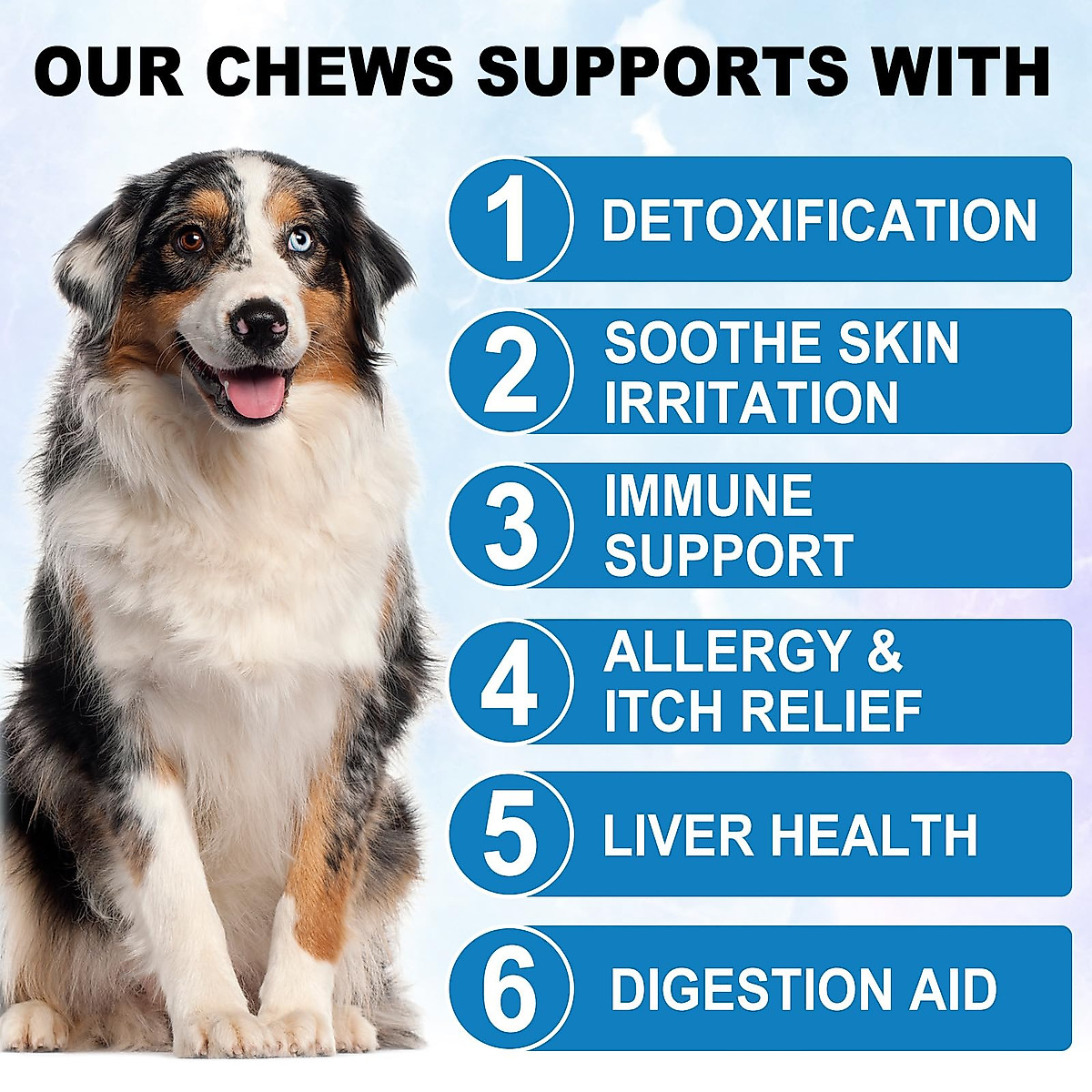 CLOXENY Dog Allergy Relief Chews,Dog Allergy Chews Itchy Skin Treatment with Omega 3 & Pumpkin,Salmon Oil Digestive Health,Dog Allergy Supplements,Dog Anti Itch Support,Peking Duck Flavor,30 Count