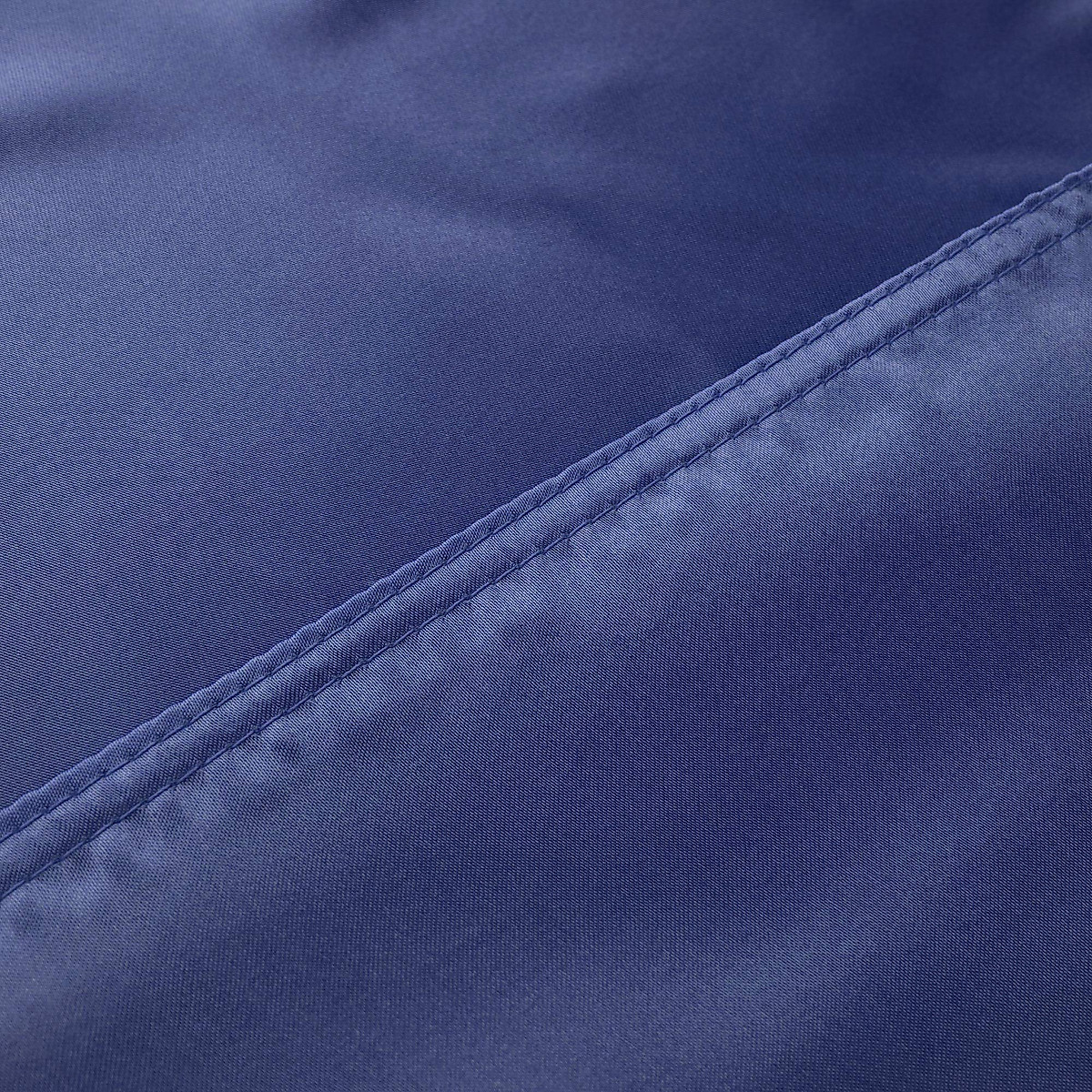 Vagasi Royal Blue Duvet Cover Set Queen Size 3 Pieces - Comforter Cover Super Soft with 2 Pillow Shams - Satin Bedding Set Breathable & Smooth with Zipper Closure