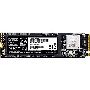 ESSENCORE K512GM2SP0-C71EC 512GB CRAS C710 M.2 Type 2280 PCIe 3x4 NVMe 3D TLC NAND Flash SSD