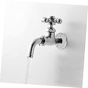 Amosfun 12 Pcs Wall Hole Cover Pipeline Hole Cover Sink Strainer Wall Hole Cap Sink Faucet Filter Sink Hole Cover Bathtub Accessories Floor Drain Bell Shaped Stainless Steel