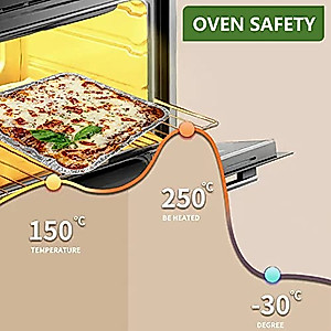 30 Pack 8” × 8” Square Aluminum Baking Pans with Clear Plastic Lids,Disposable Aluminum Foil Pans Takeout Pans,Heavy Duty Recyclable Foil Food Containers Roasting Pans for Cooking,Heating,Storing.