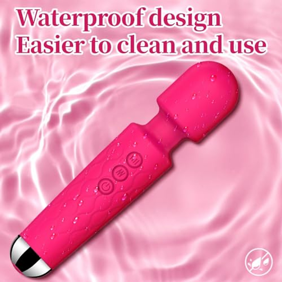 Percussive Handheld Back Muscle Massager Deep Tissue Quiet G S-po-t Massager 20 modes and 8 speeds to choose from USB Rechargeable Massager Ladies Gift DH65F25