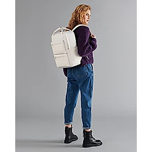 HotStyle DAYBREAK Casual Backpack, Stylish for School, Travel & College, Beige white