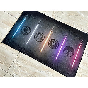 Generic Starwars Rug, Starwars Emblem Rug, Boys Room Rug NL396.3 (47”x70”)=120x180cm = 3.9 ft x 5.9 ft