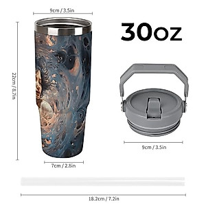 SYJTGDE Large Capacity Car Cup Black Hole in Space Fashionable Upgrade Car Cup Advanced And Beautiful Travel Cup