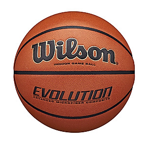 WILSON Evolution Game Basketball - Game Ball, Size 7 - 29.5"