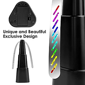 KTDRJN 4 Pack Fly Fan for Table,Food Fan for Indoor Outside,Portable Outdoor Picnic Fan,Batteries Powered Table Fly Fan for Restaurant, Party, Home,Outdoor Dinner(Black)