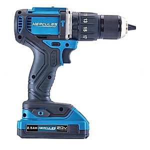 HERCULES 20V Lithium Cordless 1/2 In. Compact Hammer Drill/Driver - Tool Only