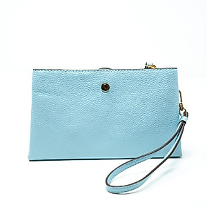Nanette Lepore Triple Convertible Wallet on a String Ice Blue One Size