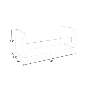 RiverRidge Kids Small 10” Floating Wall Mount Bookshelves (3-Pack)