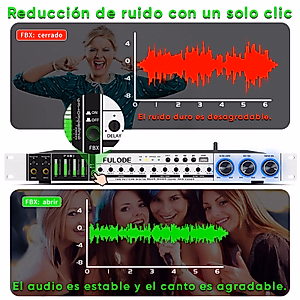 Pre-stage Effector FULODE FX8 II professional KTV digital Pre-stage Effector