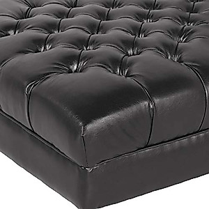 Christopher Knight Home Tignall Chaise Lounge, Midnight Black + Silver