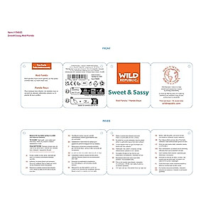 Wild Republic Red Panda Plush, Stuffed Animal, Plush Toy, Gifts for Kids, Sweet & Sassy 12 Inches