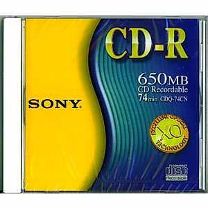 Sony CD-R Blank 650MB 74min 1x-12x Speed 7 Pack