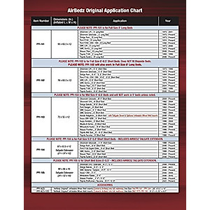 Pittman Outdoors PPI 102 AirBedz Original Truck Bed Air Mattress for 6'-6.5' Full Sized Short Truck Bed, Blue