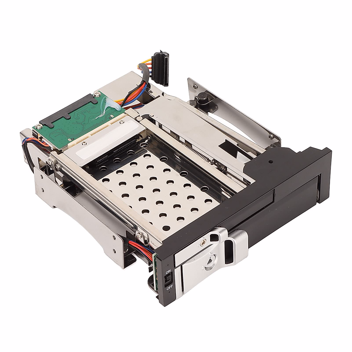 SATA Hard Drive Bays Dual Bay, Support SATA I/II/III, 6Gbps Speed, with Hot Swappable Function, Trayless Design for Quick Installation and Removal for 2.5 Inch 3.5 Inch SATA Hard Drives