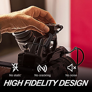 2 Pack Cable 3.5mm Male to Male Coiled Right Angle Microphone Cord Audio Converter Adapter Splitter Compatible Phone Smartphones Tablets with More External