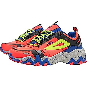 Fila Women's Oakmont Leather Chunky Athletic Hiking Trail Sneaker White Size 9.5