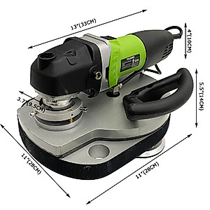 TECHTONGDA Triad Planetary Polisher Wet and Dry Grinder Manual Planetary Polishing Machine Concrete Marble Granite Stone Wet Grinder for Countertops Floors Walls Steps