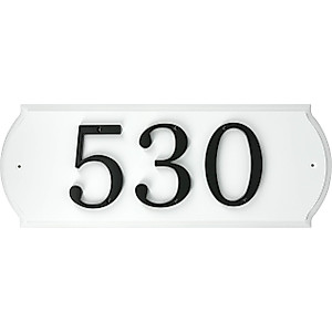 Distinctions 843147 Black Flush-Mount 4-Inch House Number 7