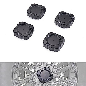 A & UTV PRO Wheel Center Hub Caps for Polaris General 1000 2016-2021/ General 4 1000 2018-2021, Tire Wheel Hub Dust Rim Cap Covers Accessories, Replace OEM # 1522498, Black, 4PCS
