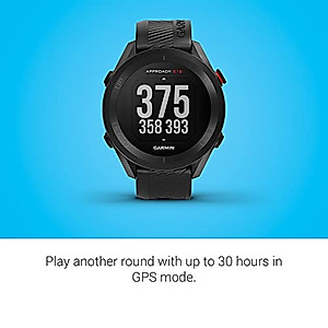 Garmin G010-N2472-00 Approach S12 42k+ Preloaded Courses Golf Watch Black - Certified (Renewed)