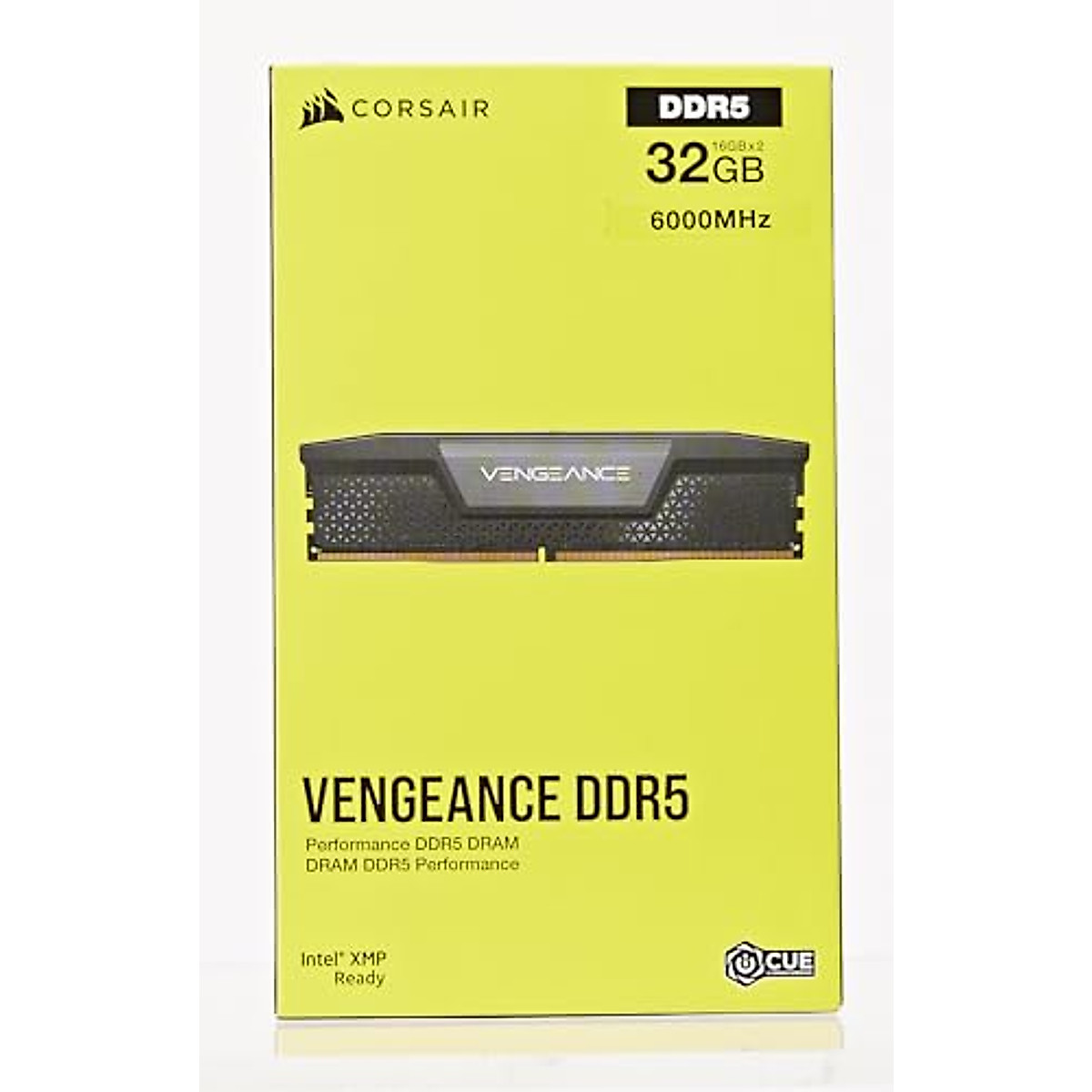 CORSAIR VENGEANCE DDR5 RAM 32GB (2x16GB) 6000MHz CL36 Intel XMP iCUE Compatible Computer Memory - Black (CMK32GX5M2B6000C36)