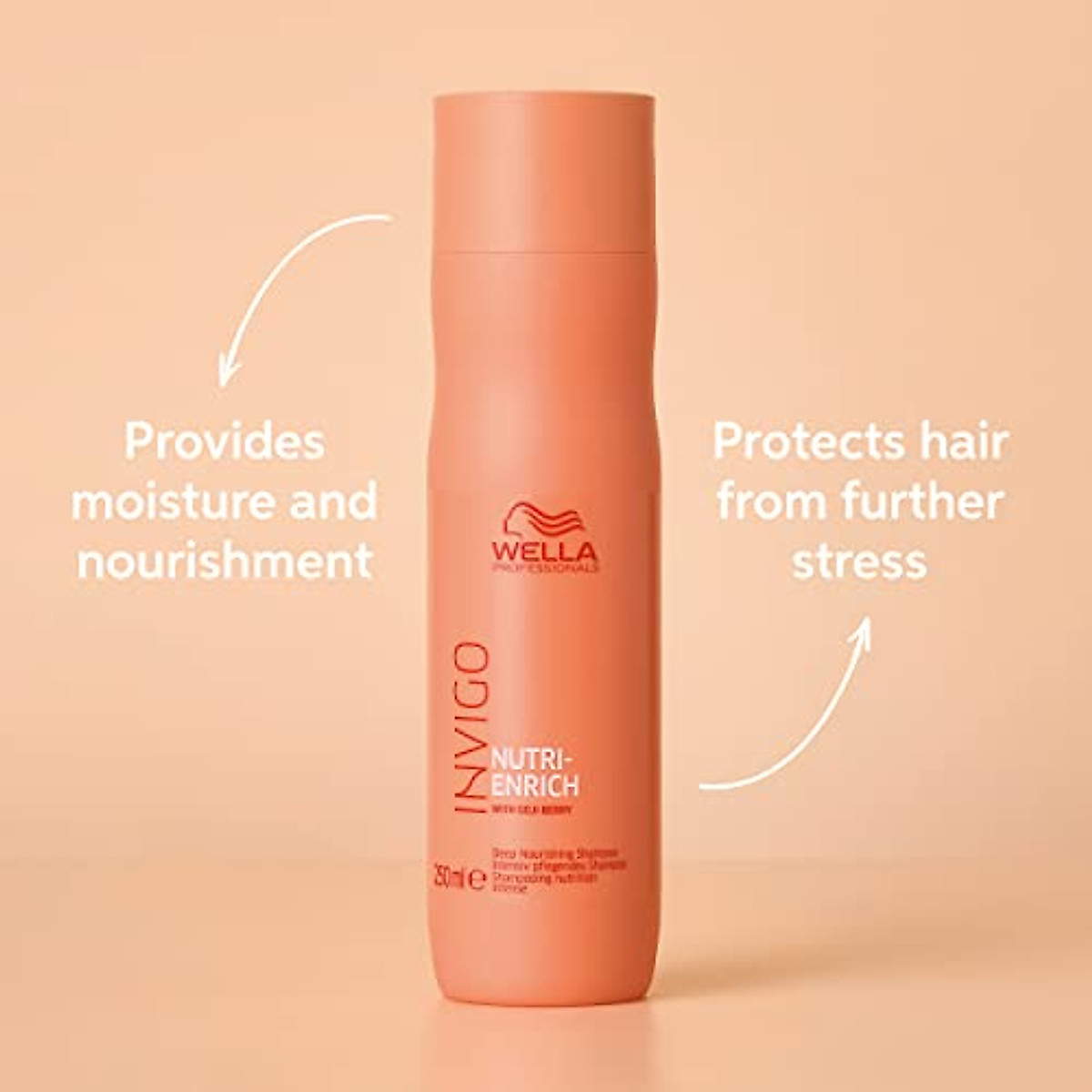 Wella Professionals Invigo Nutri-Enrich Shampoo & Conditioner Set, Deep Moisturizing, For Dry & Damaged Hair
