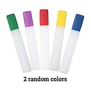 NUOMI 2 Pcs Knitting Needle Storage Box Plastic Storage Tube Case Crafts Knitting Sewing Tool Holder, Portable, 41 cm, Plastic Storage Containers for Household Use