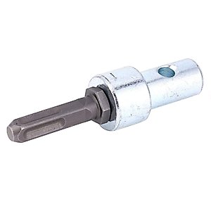 Power Drill Adapter, Square 4 Pits Drill Bit Adapter Earth Auger Adapter Fits Drive Hammer Drill for Electric Hammer to Earth Auger Connector Tool