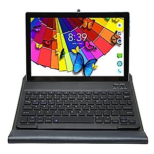 Shanrya Tablet PC, 8GB RAM 128GB ROM 10 Inch IPS 4G LTE Tablet for School (Blue)