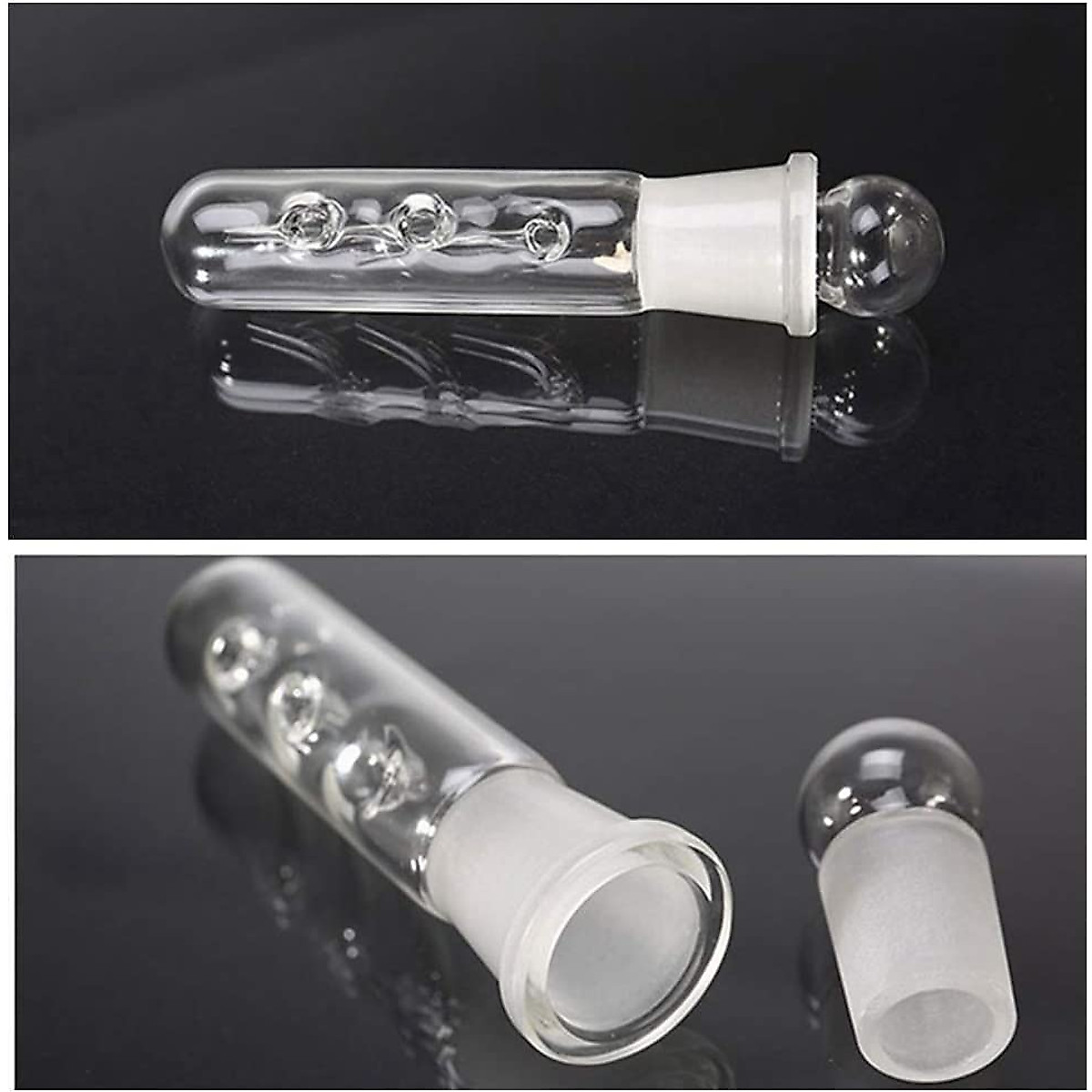 2 pcs Glass 2 Pieces Planaria Trap 3-Holes Glass Snail Catcher For Aquarium Cherry Shrimp Crystal Red Shrimp Dwarf Shrimp Trap