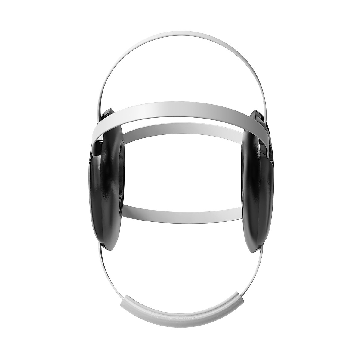 Great Call Athletics | Wrestling Classic Headgear Earguard | Adult Grappling Head Gear | Adjustable Ear Guards White Straps (Black w/ White Straps)