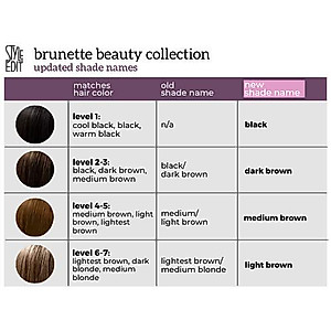 Medium Brown Root Concealer - Touch Up Spray For Medium Brown Hair Color - Temporary Instantly Covers Grey Hair, Pack of 1