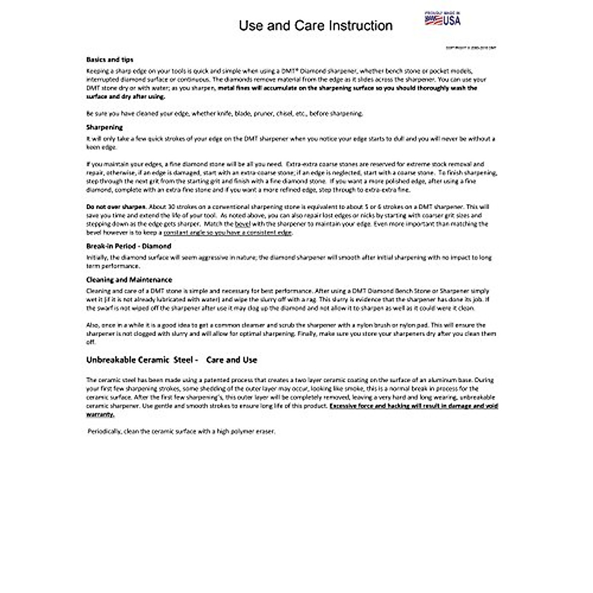 Diamond Machining Technology (DMT) FWEEE Diafold 2-Sided Portable Diamond Sharpening Stone, Extra Fine/Extra Extra Fine