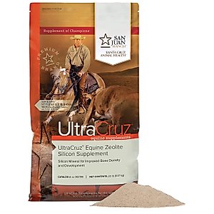 UltraCruz Equine Zeolite Silicon Supplement for Horses, 20 lb Powder, 50 Day Supply