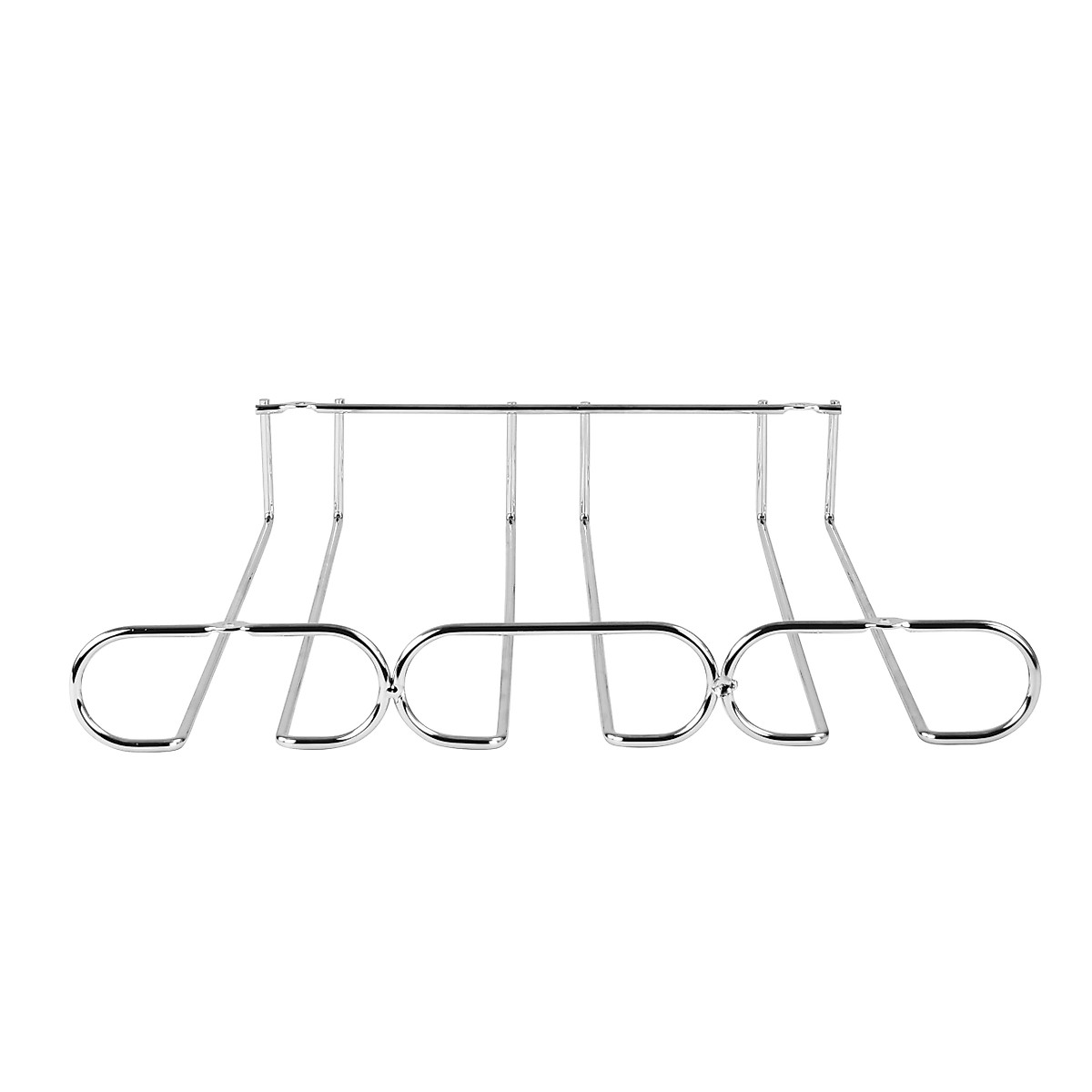 Spectrum Diversified Triple Stemware Holder for Storing and Organizing Glasses as a Wine Rack Alternative, Chrome