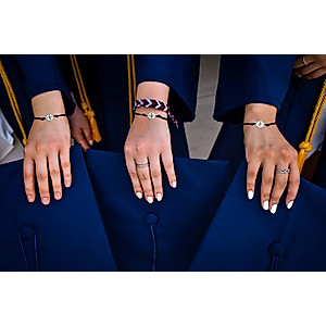 BENBIYO 16PCS Graduation Bracelet Set 2024 Adjustable Compass College High School Graduation Gifts for Classmates