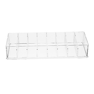 HEMOTON Tea Tea Bag Box Coffee Station Organizer Coffee Bar Box Tea Bag Organizer Holder Countertop Divided Storage Container for Beverage Sugar Sweeteners Tea Bags Organizer