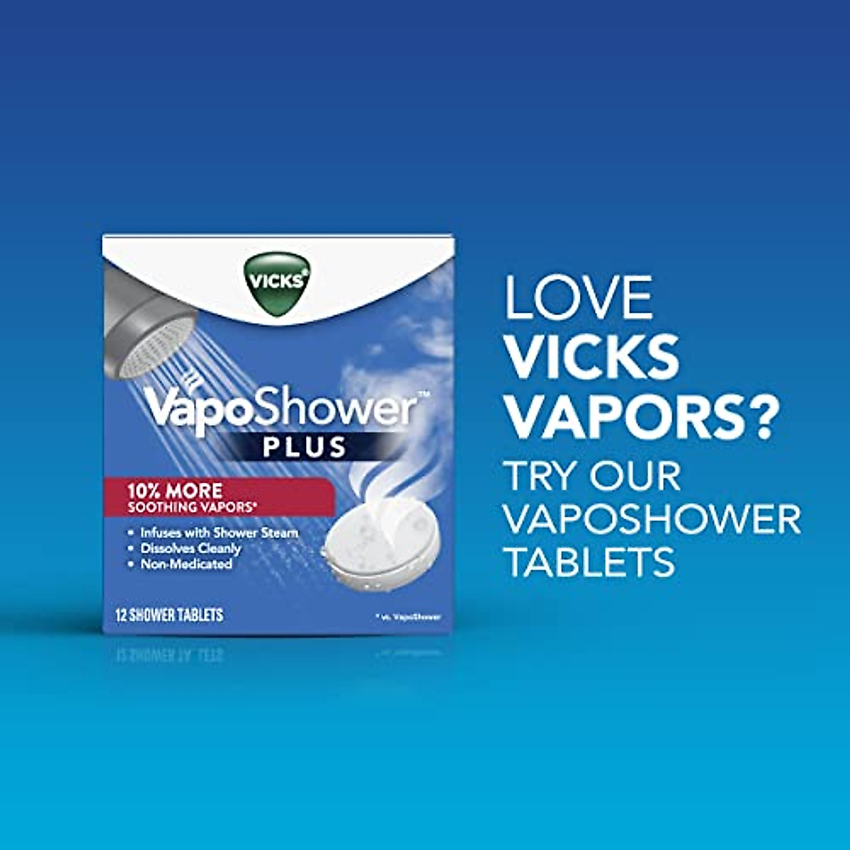 Vicks VapoBath, Bath Salts, Bath Bomb, Non-Medicated Bath Crystals, Comforting Vicks Vapors, Vapor Bath, Aromatherapy with Eucalyptus and Menthol Scent, Contains Essential Oils, 36 OZ