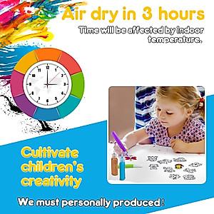 CAPKIT 36Pcs Suncatcher Kits for Kids, Window Art Kids Crafts, 11 Paints for Creative DIY, Arts and Crafts Gift for Kids Children 4-8