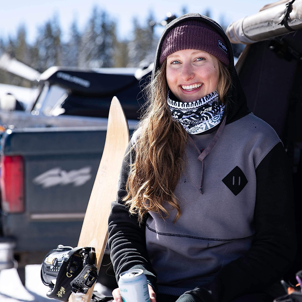 BLACKSTRAP The Tube, Dual Layer Cold Weather Neck Gaiter and Warmer for Men and Women (Granite)