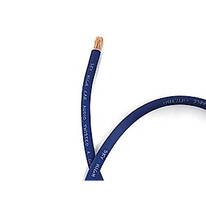 OFC 4 Gauge AWG Blue Power Ground Wire Sky High Car Audio Sold by The Foot ft
