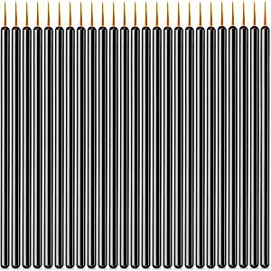 100 Pack Disposable Eyeliner Brush, JASSINS Eye liner Applicator Cosmetic Eye Wands Makeup Tool