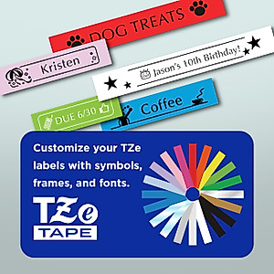 Brother P-Touch Cube Smartphone Label Maker, Bluetooth Wireless Technology, Multiple Templates Available, Apple & Android Compatible - Blue