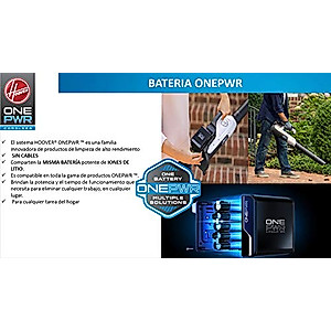 Hoover Blower ONEPWR Cordless Hard Surface Sweeper, Lightweight, Battery Powered, Handheld, BH57225, White