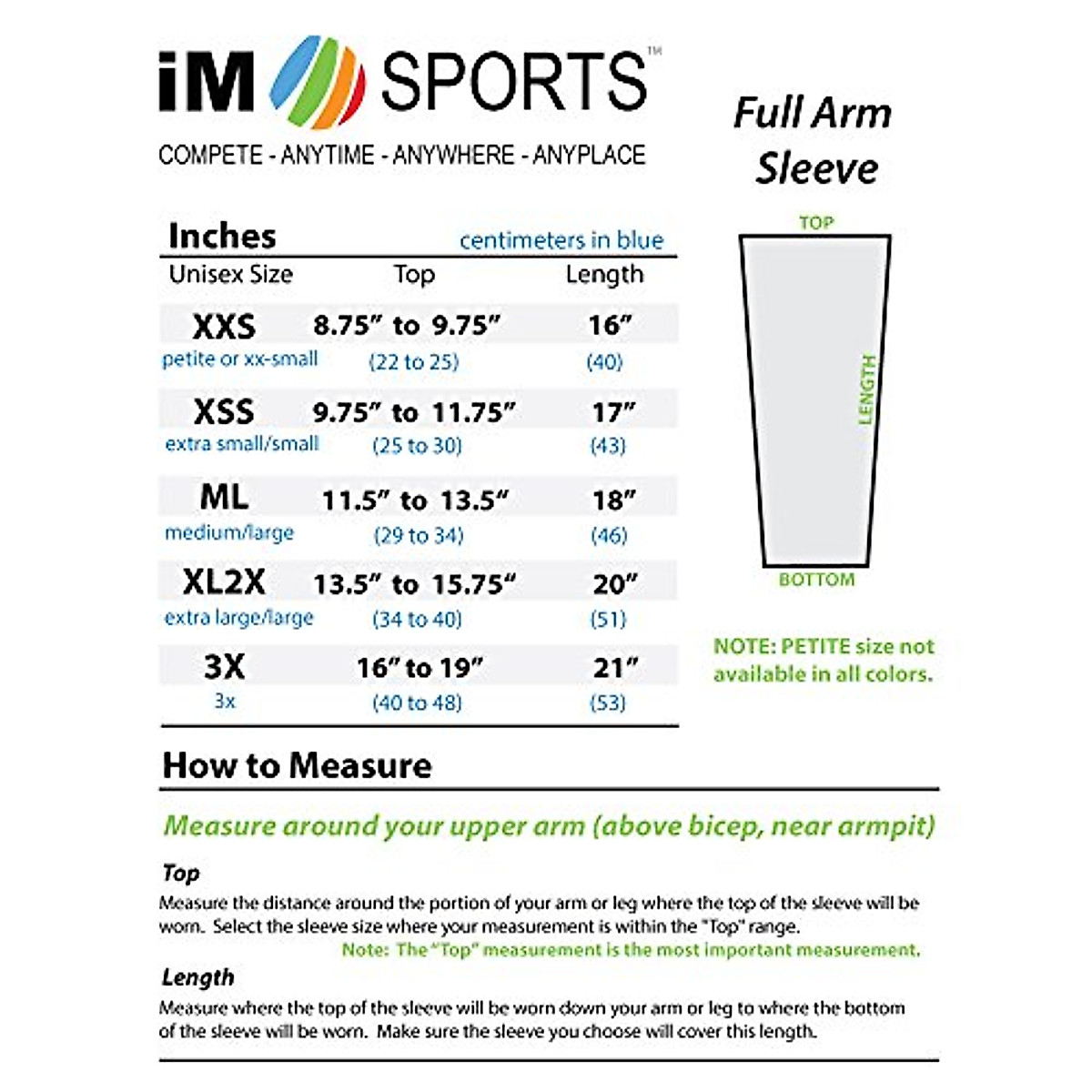 iM Sports SKINGUARDS Skin Protection Full Arm Sleeves + Protects Aging or Thin Skin + UV Protection - Unisex + Made in USA - Suntan - X-Large/XX-Large - Pair