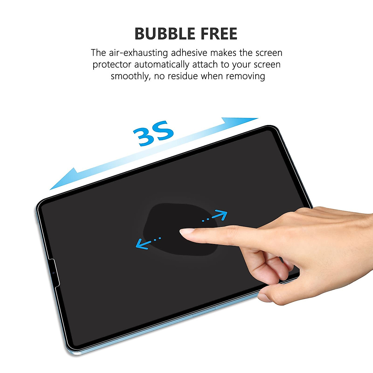 SPARIN 2 Pack Screen Protector Compatible with iPad Air 5/4 Generation 10.9 inch(2022/2020), iPad Pro 11 inch(2022/2021/2020/2018), Tempered Glass for iPad Air 5th/ Air 4th Case Compatible