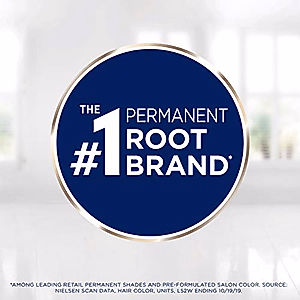 Clairol Root Touch-Up by Nice'n Easy Permanent Hair Dye, 2 Black Hair Color, Pack of 1