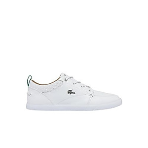 Lacoste Mens Bayliss Sneaker, Deep White, 12